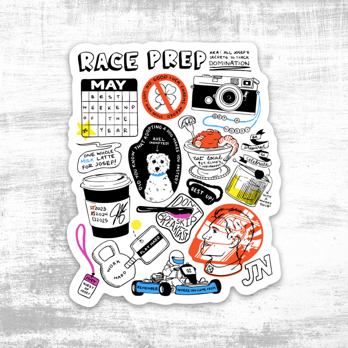 Top Secret 500 Race Prep Sticker – Josef Newgarden Store